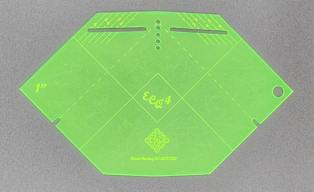 1" Easy Complete Quilt template - Needle Wielders Sewing